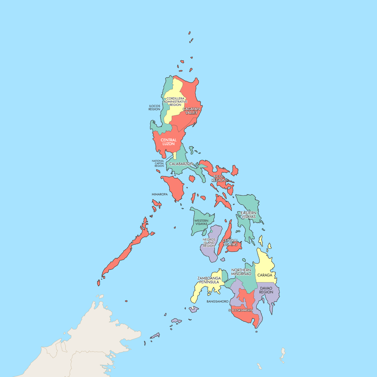 Map of Philippines Regions | Explore, Download & Create Your Own — Ultimaps